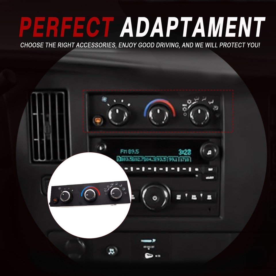 A/C Heater Climate Control Switch Unit For 01-2021 Chevrolet Express ...