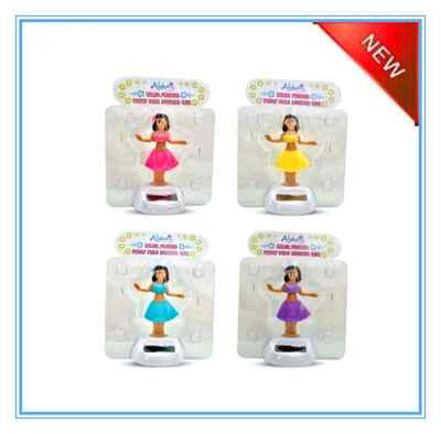 2 X Random SOLAR POWERED FUNKY NOVELTY HULA DANCING GIRL CAR TRUCK GIFT ...