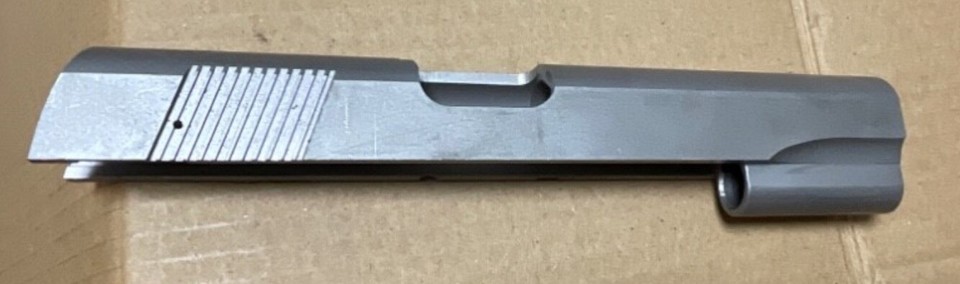 COLT Blank 1911 No Dovetails Rollmarks STAINLESS STRIPPED SLIDE 45 Auto ...