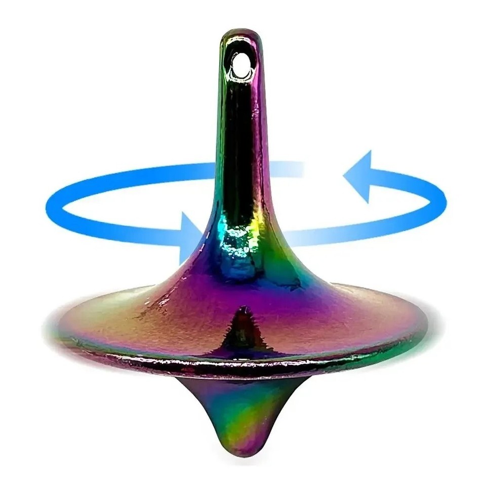 Metal Spinning Top-Spinning Top Built to Last Spin Forever Gyroscope ...