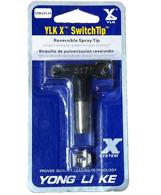 Yong Li Ke Reversible Paint Spray Tip 517 X System SwitchTip 11.11 12C ...