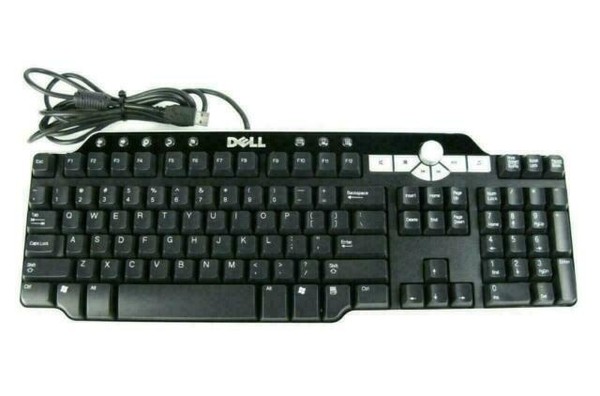 Dell SK-8135 USB Hub Wired, Multimedia Keyboard - Black for sale online ...