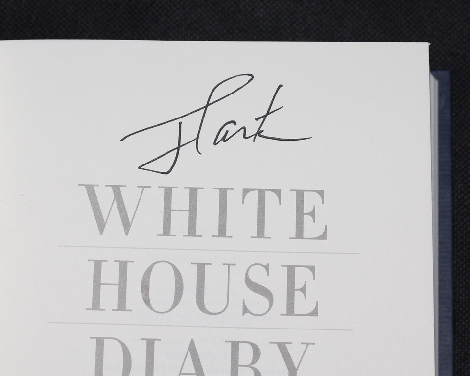 JIMMY CARTER Hand Signed "White House Diary" Hard Cover Book 1st Ed ...