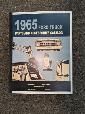 1965 Ford N500 N600 Medium Duty Truck Parts & Accessories Catalog ...
