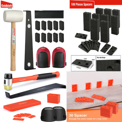Professional Laminate Wood Flooring Installation Kit with 100/30 Pieces ...