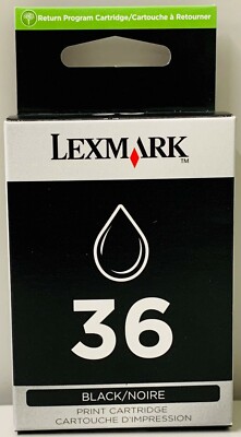 New Genuine Lexmark 36 Ink Cartridge Box X Series X5650 X6650 Z Series ...