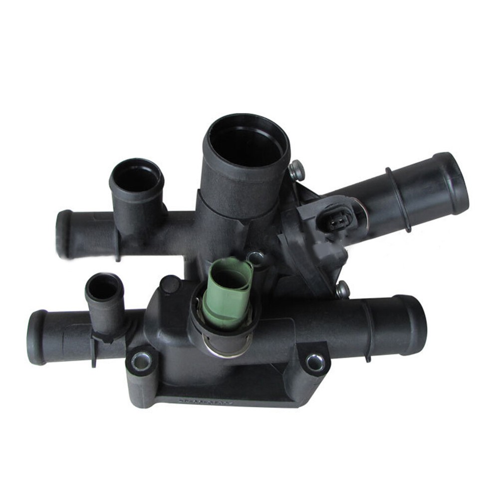 Coolant Thermostat with Housing For VW AUDI SKODA MAZDA 121100009 ...