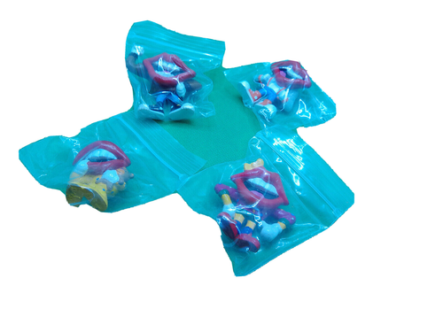 Tang Lips General Foods vintage PVC toy lot 4 1980s era complete set ...