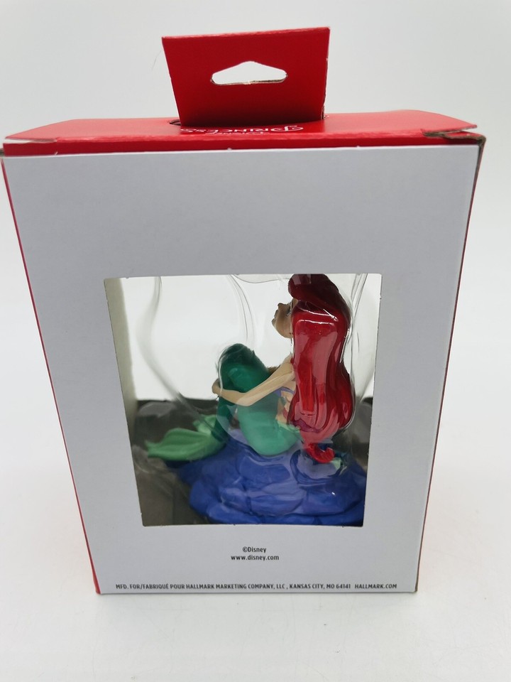 NIB Hallmark The Little Mermaid Ariel on Rock Resin Figural Christmas ...