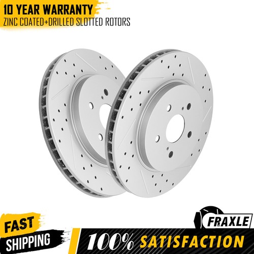 Front Drilled Brake Rotors For Lexus RX330 RX350 RX400h Toyota ...