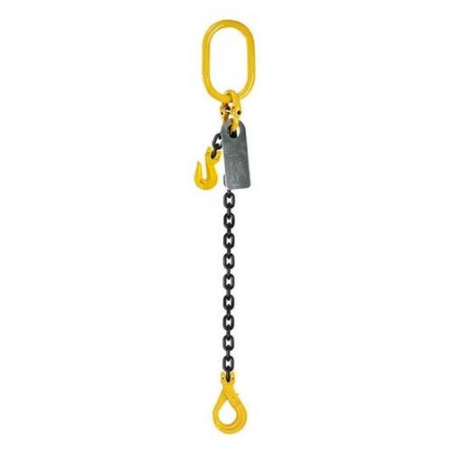 Grade 80 Chainsling 10mm x 6m 1 Leg W/ Clevis Grab Shortner & Self ...