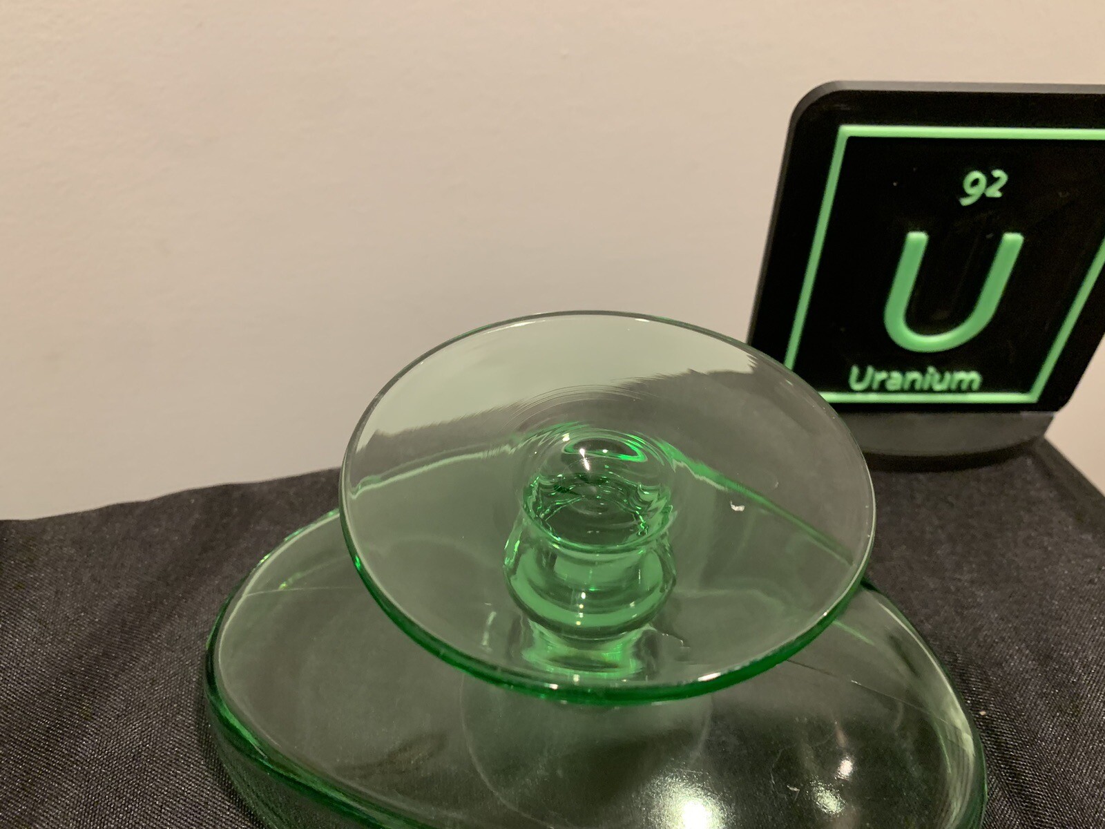 Uranium Glass Candy Dish Near Mint | eBay