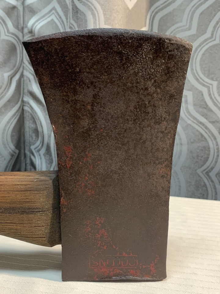 Vintage Collins Axe Timber Logging Woodworking Original Red Paint ...