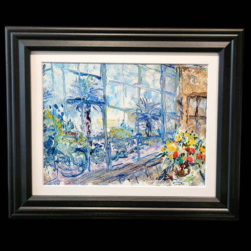 Marc Chagall Studio Window Signed in the Print Custom Framed Matted ...