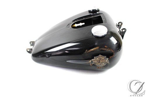 20011 11 Harley Dyna Fat Bob FXDF Gas Fuel Tank Vivid Black | eBay