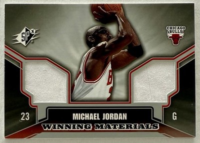 MICHAEL JORDAN 2005-05 SPX UPPER DECK WINNING MATERIALS WM-MJ GAME-USED ...