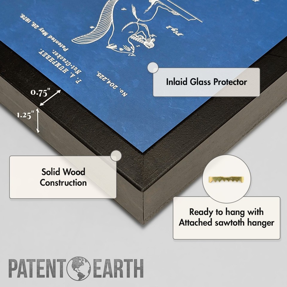 Vertical Milling Machine Patent Wall Art Poster, Canvas or Framed Dad ...