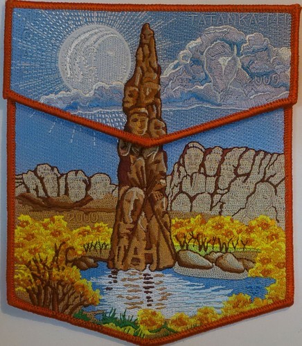 OA TATANKA LODGE 141 BSA BUFFALO TRAIL COUNCIL FLAP 2009 NOAC 2-PATCH ...