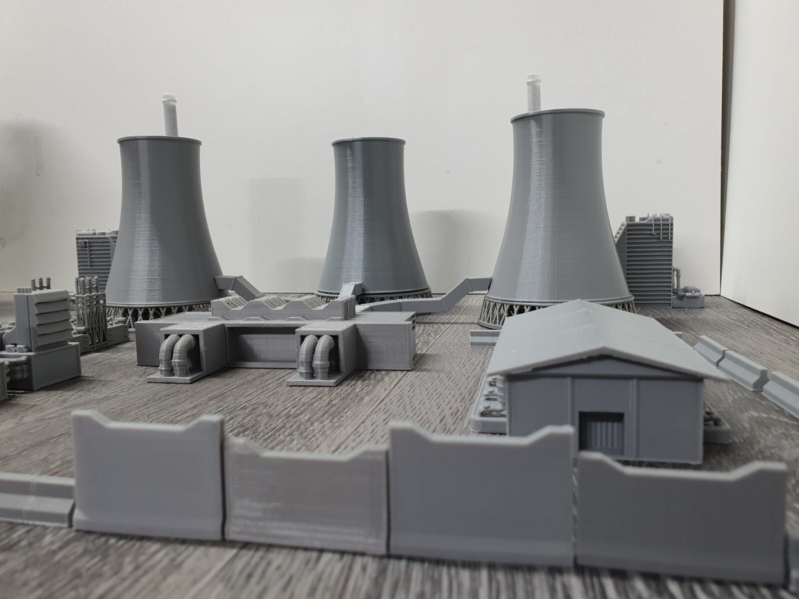 Model Railway OO gauge, 1:76 scale power Plant Building set | eBay