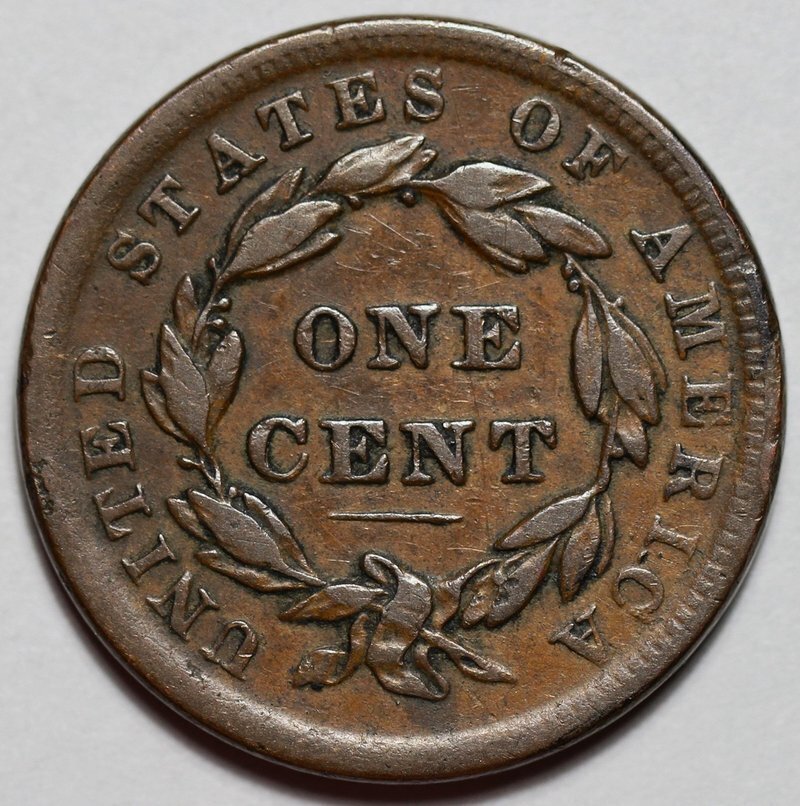 1839 Coronet Head Large Cent - Silly Head - US 1c Copper Coin | eBay