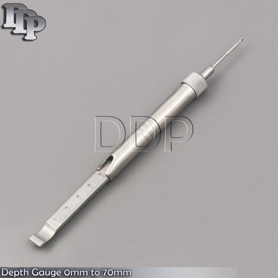 Depth Gauge 0mm to 70mm Surgical orthopedic Instruments | eBay