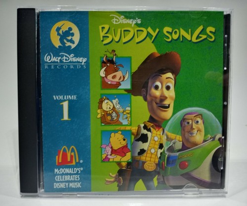 Walt Disney Buddy Songs Volume 1 CD 8 songs McDonalds children sing a ...