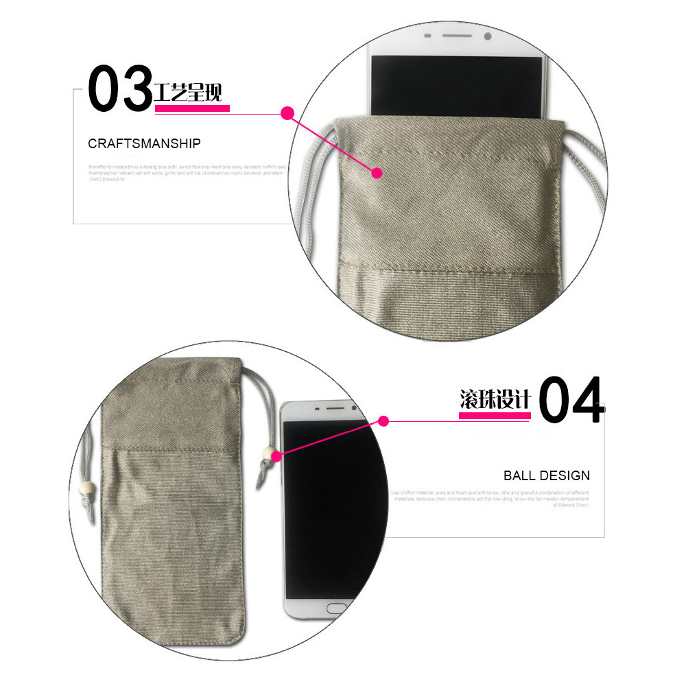 Cell Phone Pouch EMF Protection Shielding Anti Radiation Case Cover ...
