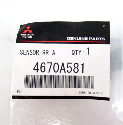 Genuine OEM Mitsubishi 4670A581 Driver LH Rear ABS Wheel Speed Sensor ...