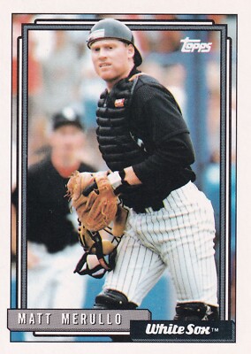 1992 Topps #615 Matt Merullo MLB Chicago White Sox + (Yes 3 Free ...