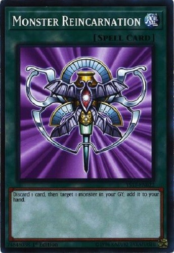 MONSTER REINCARNATION (Various Sets) - YuGiOh Common Various Ed. Spell ...