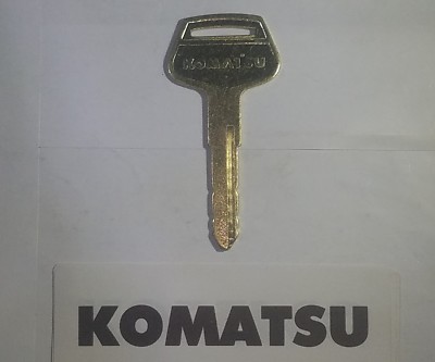 (1) Komatsu Key Equipment Key Fits many models Komatsu Equipment SHIPS ...