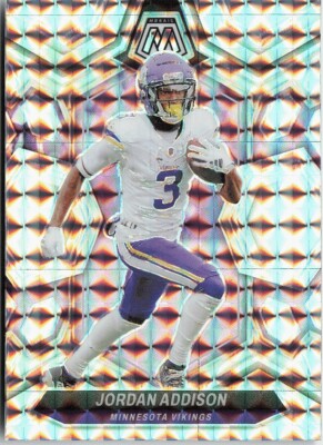 JORDAN ADDISON 2024 Panini Mosaic SILVER PRIZM Vikings #144 | eBay