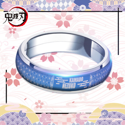 Anime Demon Slayer Kamado Nezuko cosplay finger ring birthday present ...