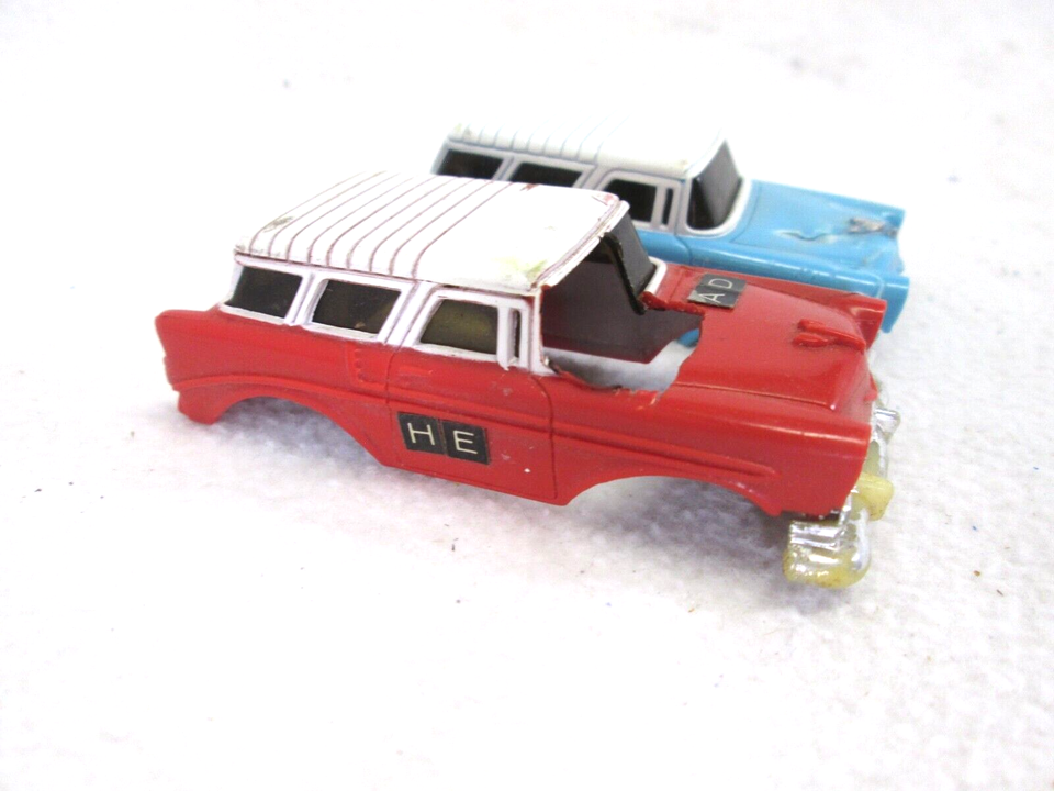 Vintage 1980's Schaper Stomper 4x4 Blue & Red Chevy Nomad Wagon Body ...