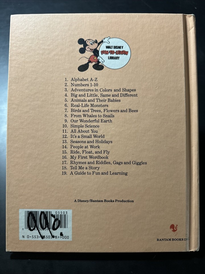 Vintage 1983 "Walt Disney Adventures In Colors And Shapes Vol 3 (BB2) | eBay