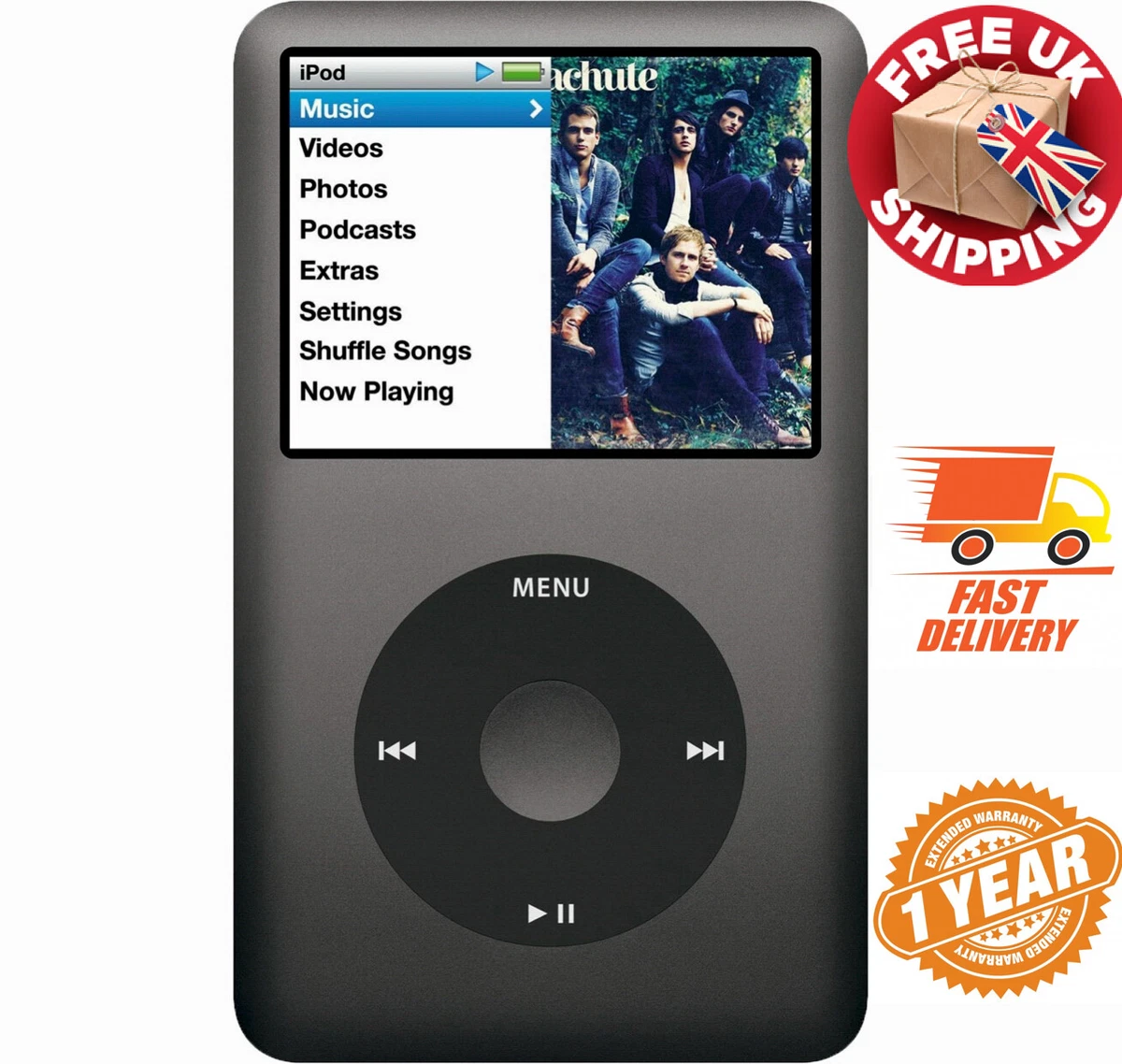Silver Ipod Classic 7th Generation