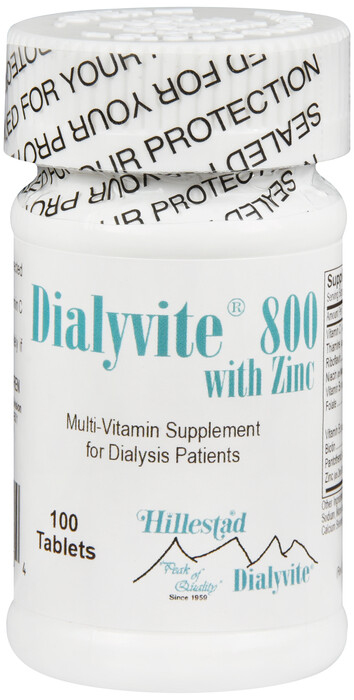 DIALYVITE 800MCG W/ ZINC50 TABLET 100CT FOR DIALYSIS PATIENTS | eBay