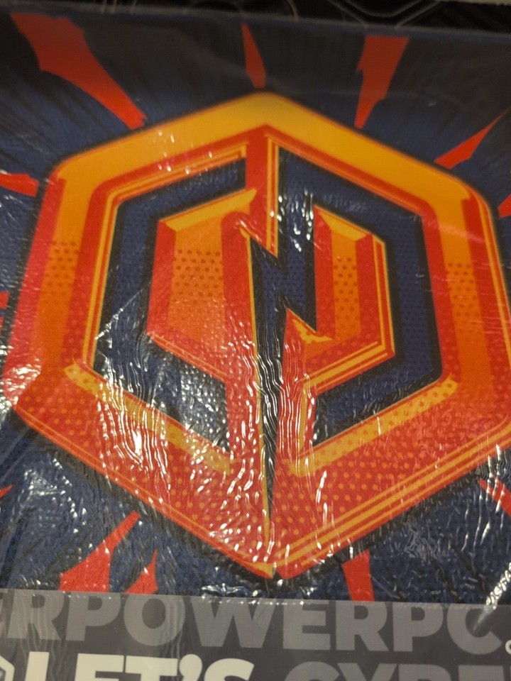 CyberPower PC Orange Burst Logo Gaming Mousepad 14x12 in | eBay