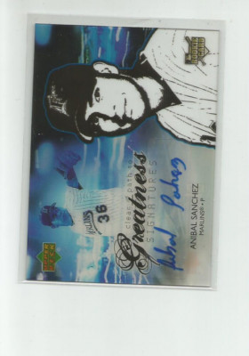 2006 UPPER DECK FUTURE STARS #139 ANIBAL SANCHEZ AUTO | eBay