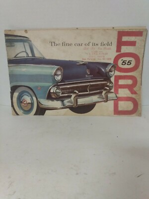 1955 Ford Advertising Brochure-- T.D & P.A. Peffley, Dayton Ohio | eBay