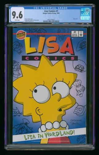 LISA COMICS #1 (1995) CGC 9.6 SIMPSONS BONGO COMICS | eBay