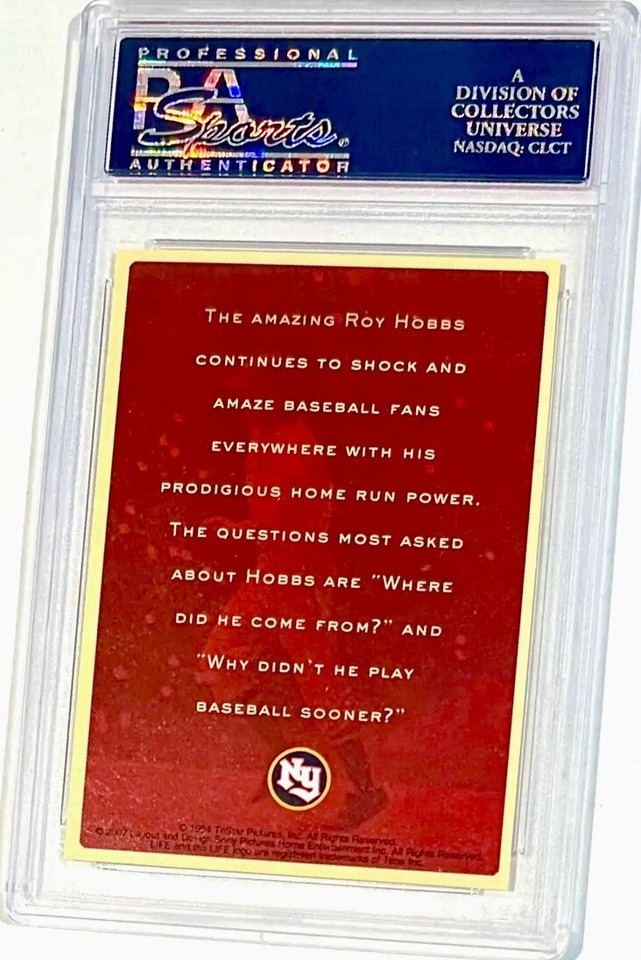 2007 SONY “THE NATURAL” PSA 9 *ROBERT REDFORD* (ROY HOBBS) *RARE ...