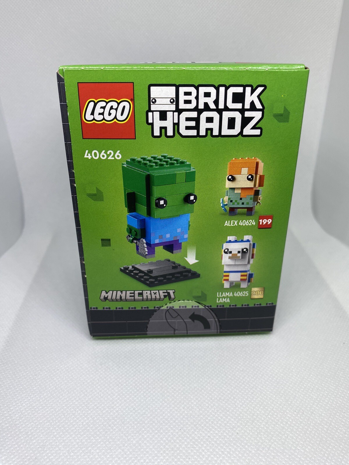 Lego Minecraft Zombie Brickheadz Set 40626 Brand New Retired Limited ...