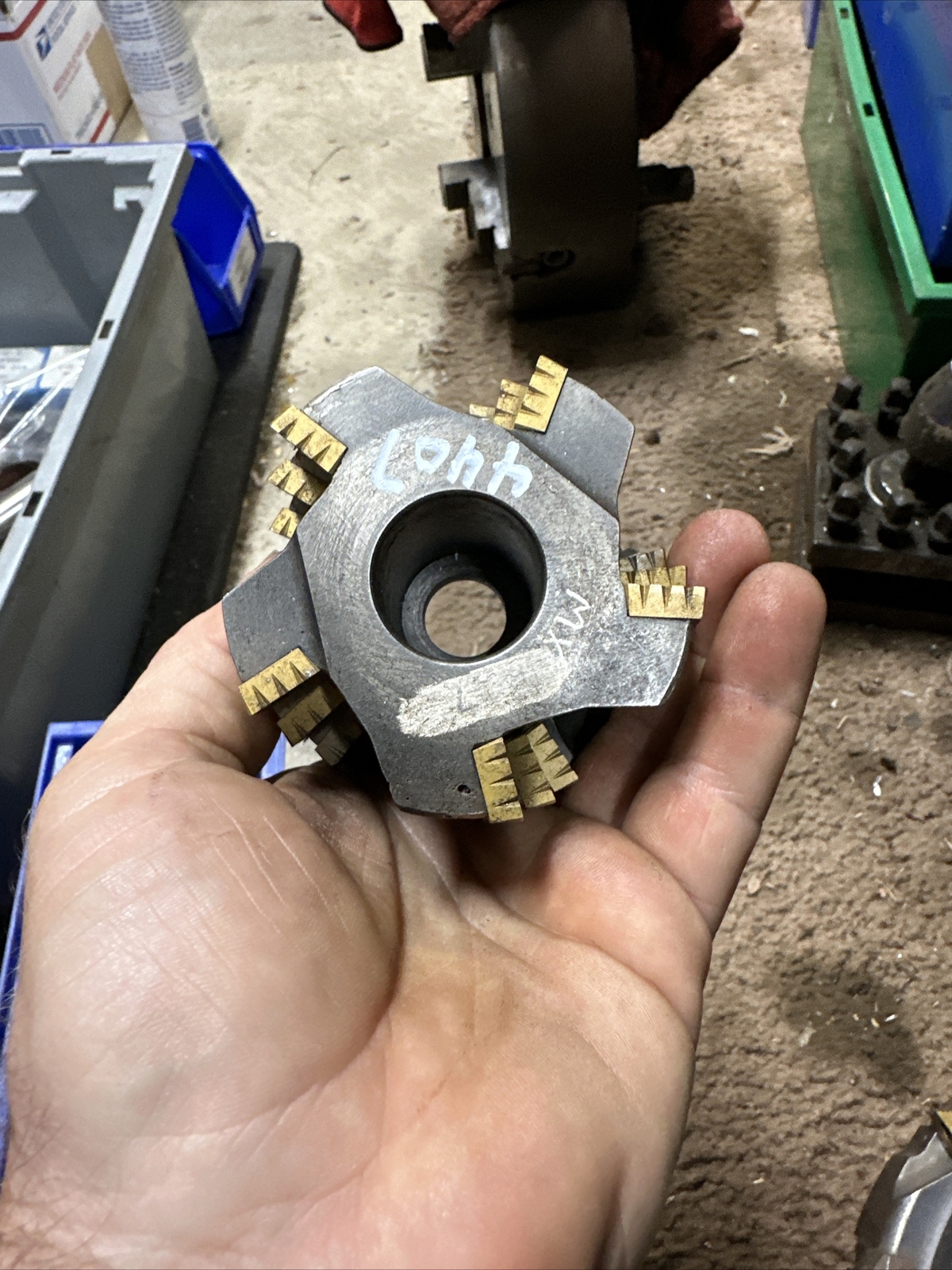 Valenite 3" 15 Insert Face Mill Shell Milling Cutter SerraSineIII 1-1/4 ...