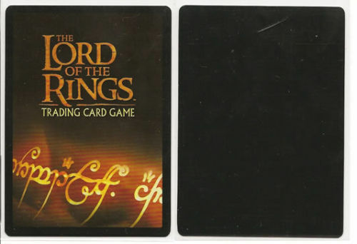1x Black Test Card - Promo Heavy Play Promo - Lord of the Rings ...