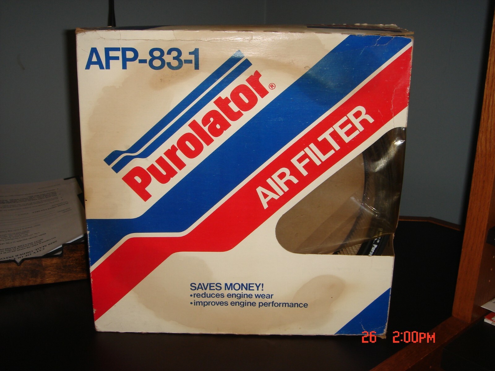 1968 1969 1970 1971 1972 NORS Ford Purolator Air Filter AFP-83 AFP-83-1 ...