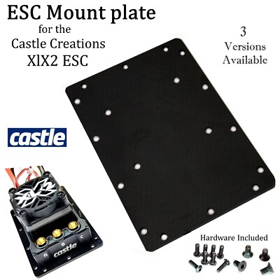 RCP-ESC Mount Plate Castle Creations XLX2 ESC Base Mount Plate 3 ...