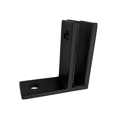 Wall-to-glass Railing Clamp Bracket for Balustrade Balcony Deck Fence ...