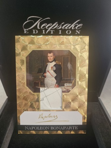 Ultra-Rare Napoleon Bonaparte Relic Card – Keepsake Edition 1/1 ...