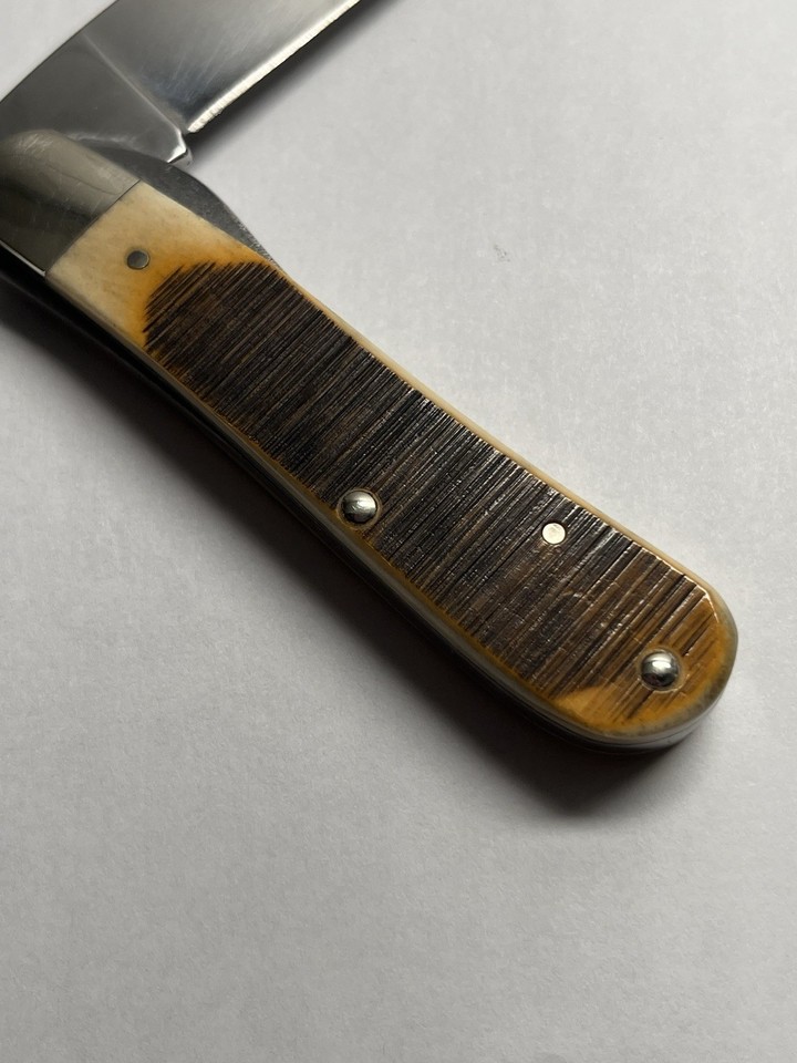 Case XX 61953 1/2 L Sawcut Amber Bone Drop Point Russlock Knife | eBay